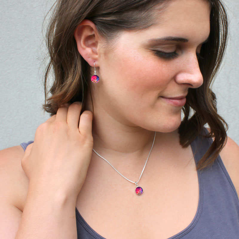 10mm Pink Mermaid Set | AVA Goldworks