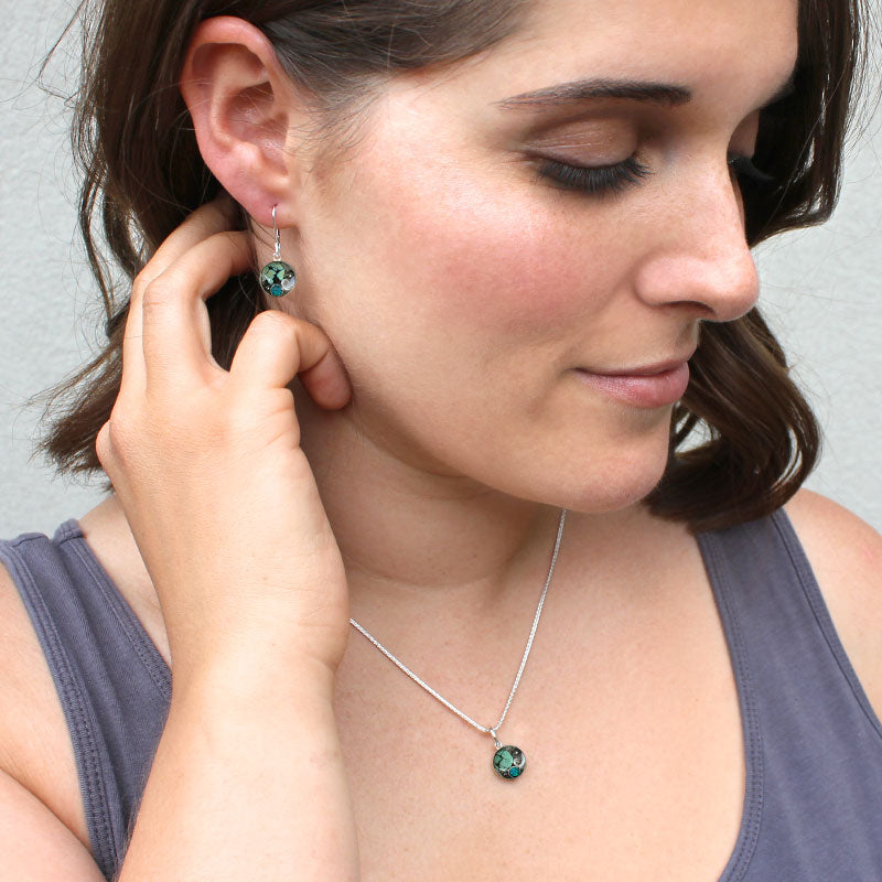 10mm Turquoise & Opal Set | AVA Goldworks