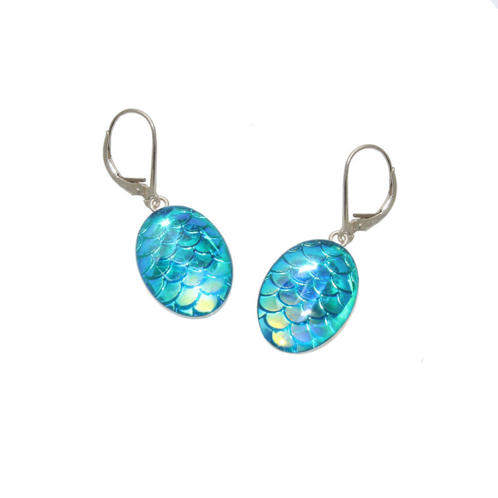 18x13mm Sky Mermaid Earrings | AVA Goldworks