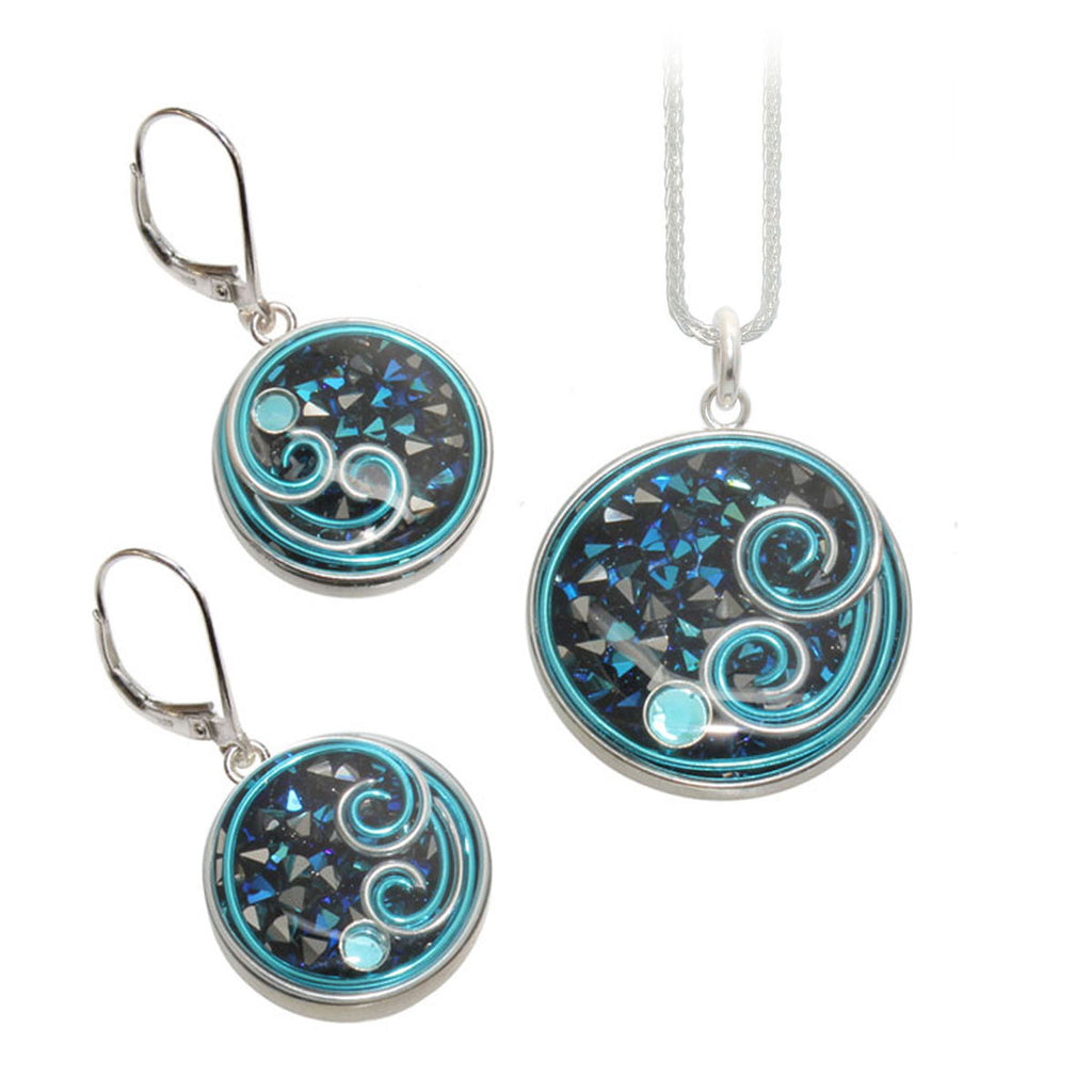 Blue Sparkle Set | AVA Goldworks