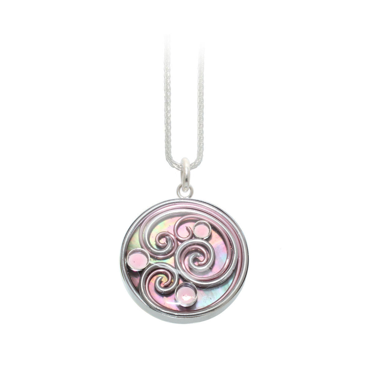 25mm Rainbow Shell Pendant | AVA Goldworks