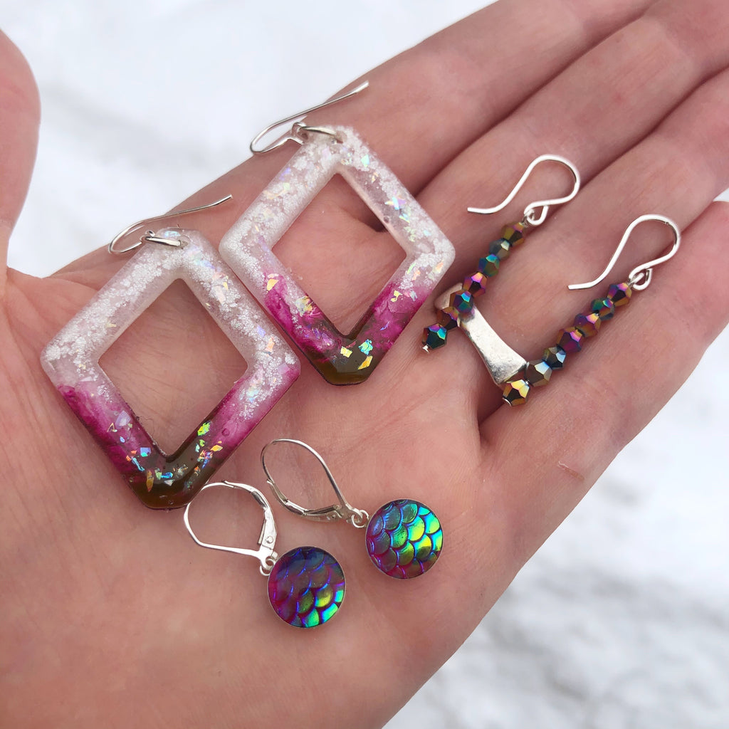 Raspberry Earring Bundle | AVA Goldworks