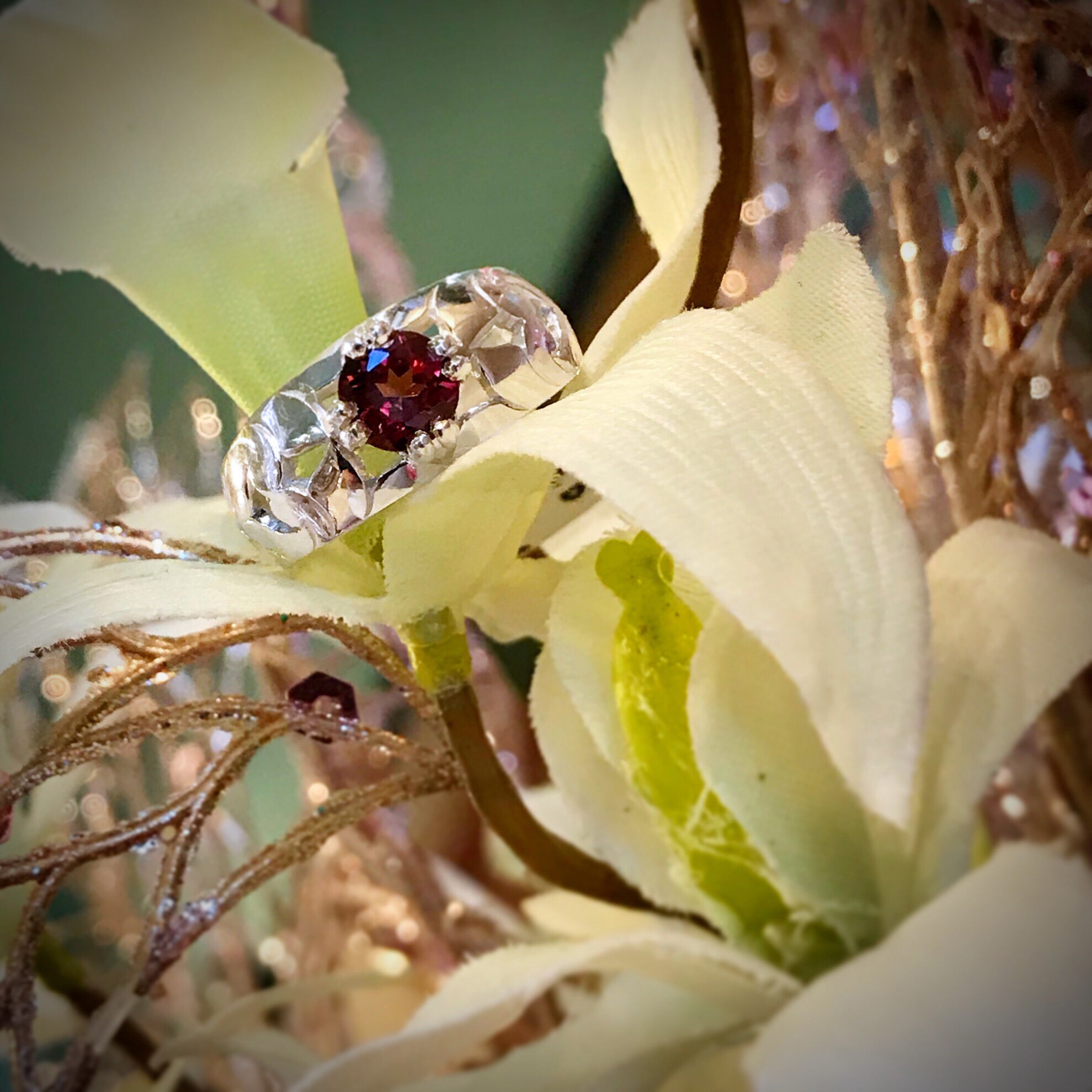 Size 7 - Rhodolite Garnet Ring | AVA Goldworks