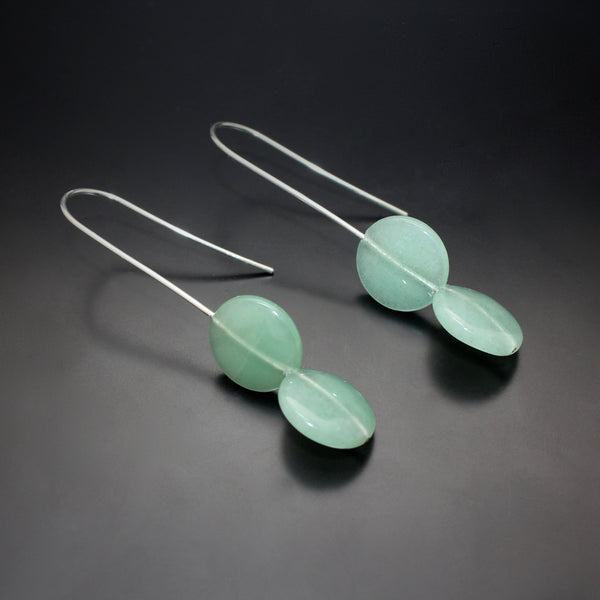 Aventurine Earrings | AVA Goldworks