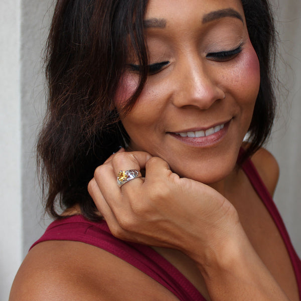 Size 7 - Citrine Ring | AVA Goldworks