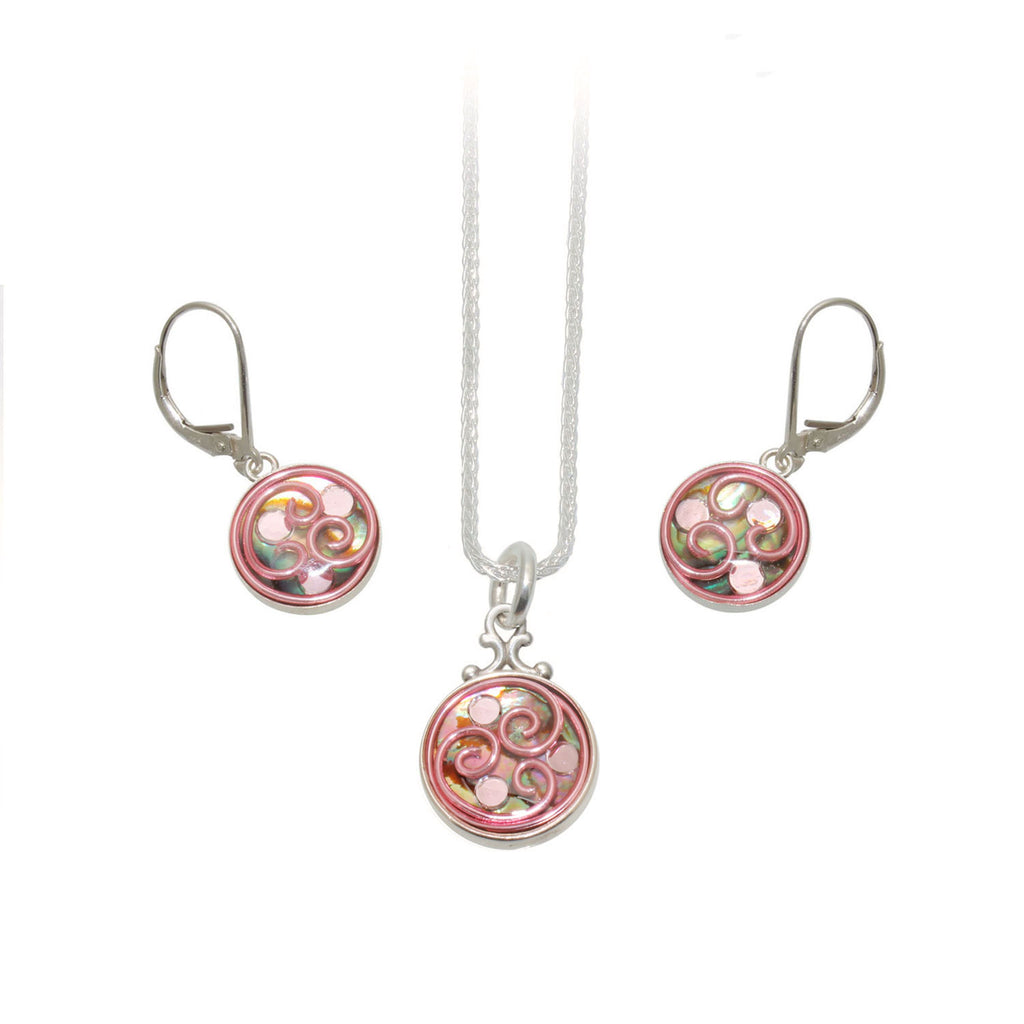 Pink Abalone Set | AVA Goldworks