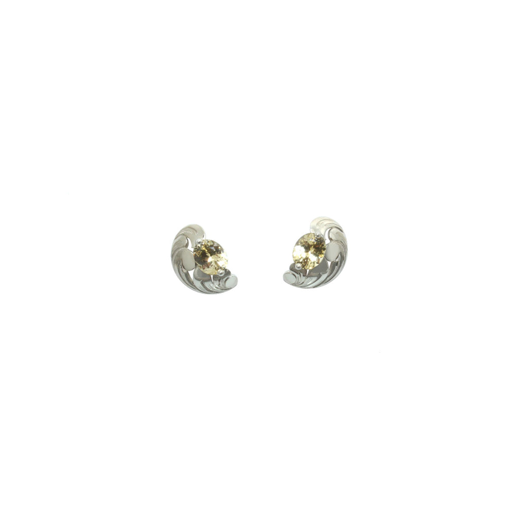 Yellow Sapphire Earrings | AVA Goldworks