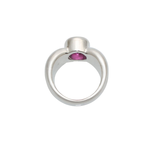 Size 6.5 - Raspberry Sapphire Ring | AVA Goldworks