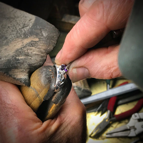 Size 7 - Rhodolite Garnet Ring | AVA Goldworks